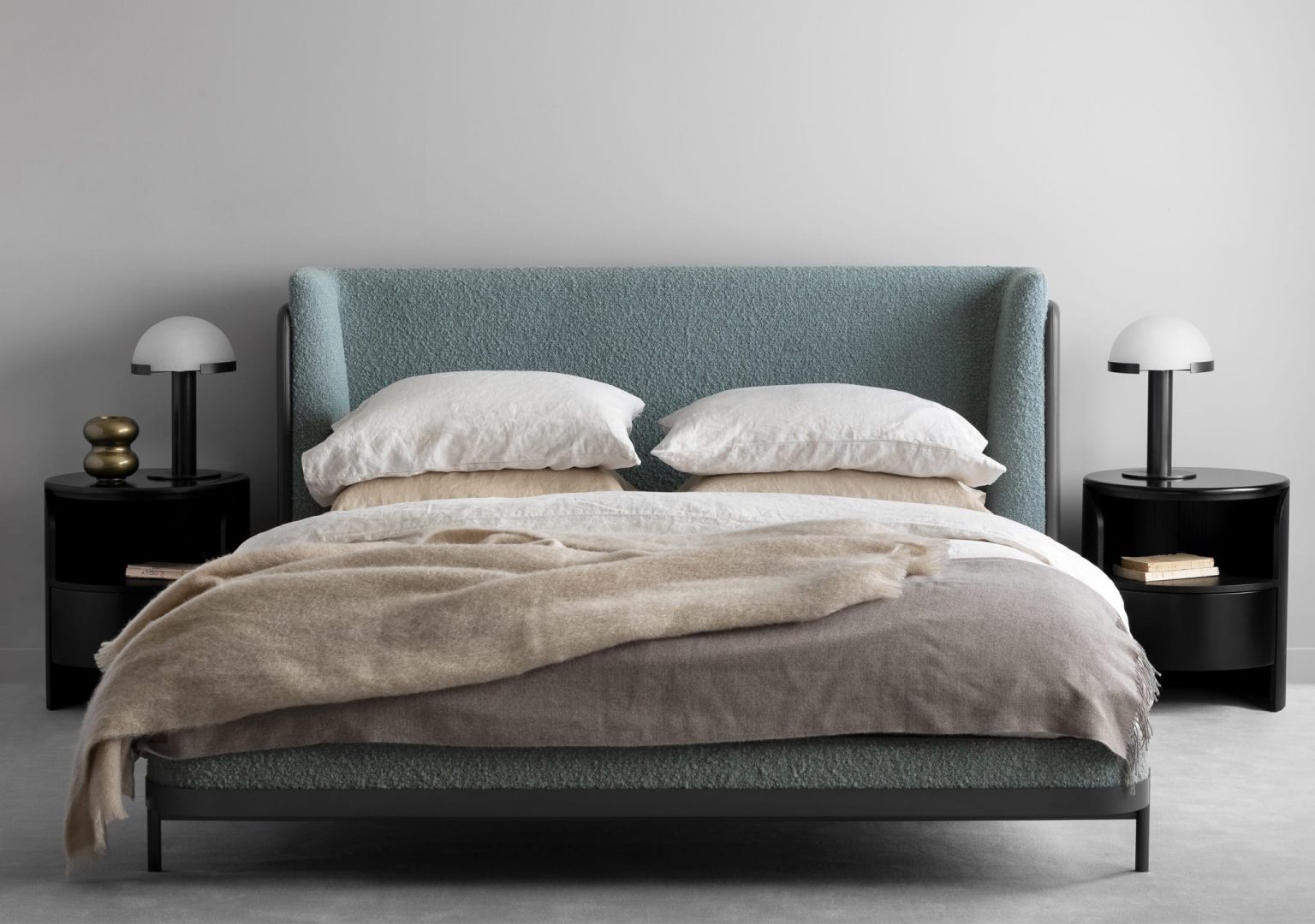 Barry Upholstered Bed - Ximi Li for HC28 Cosmo | DOMO